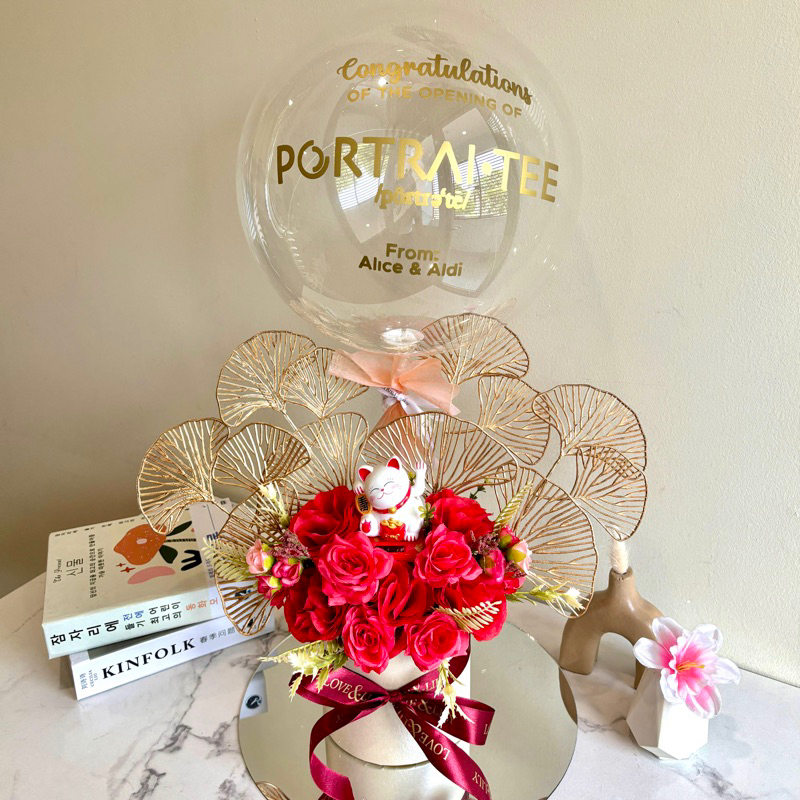 Jual [READY] Buket Bunga Balon Balloon Flower Gift Bonnie Box Grand ...