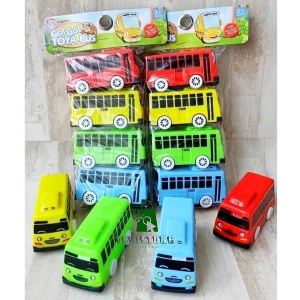 Jual Mainan Anak Mobil Mobilan Bis Toya isi 4 pcs | Shopee Indonesia