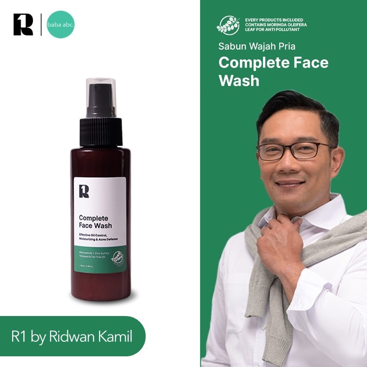 Jual R1 by Ridwan Kamil Complete Face Wash 100 ml - Sabun Wajah Pria ...