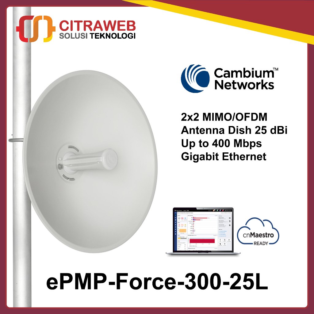 Jual Cambium Networks ePMP Force 300-25L ePMP-Force-300-25L | Shopee ...