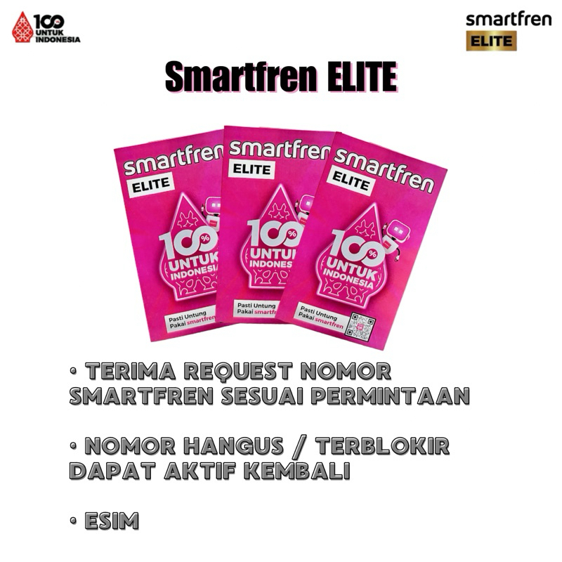 Jual Kartu Perdana Smartfren ELITE | Request Angka | Reaktivasi Nomor ...