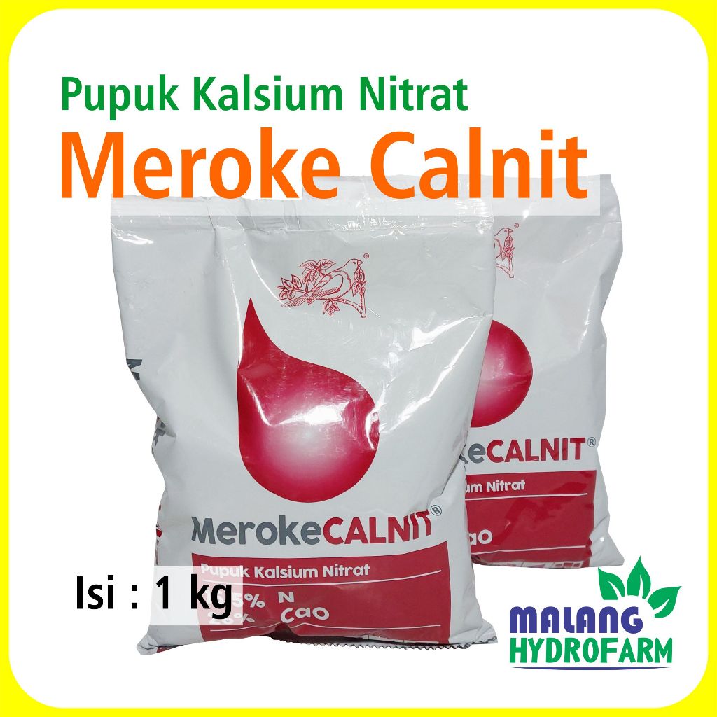 Jual Pupuk Meroke Calnit 1 kg pertumbuhan kalsium nitrat buah dan sayur ...
