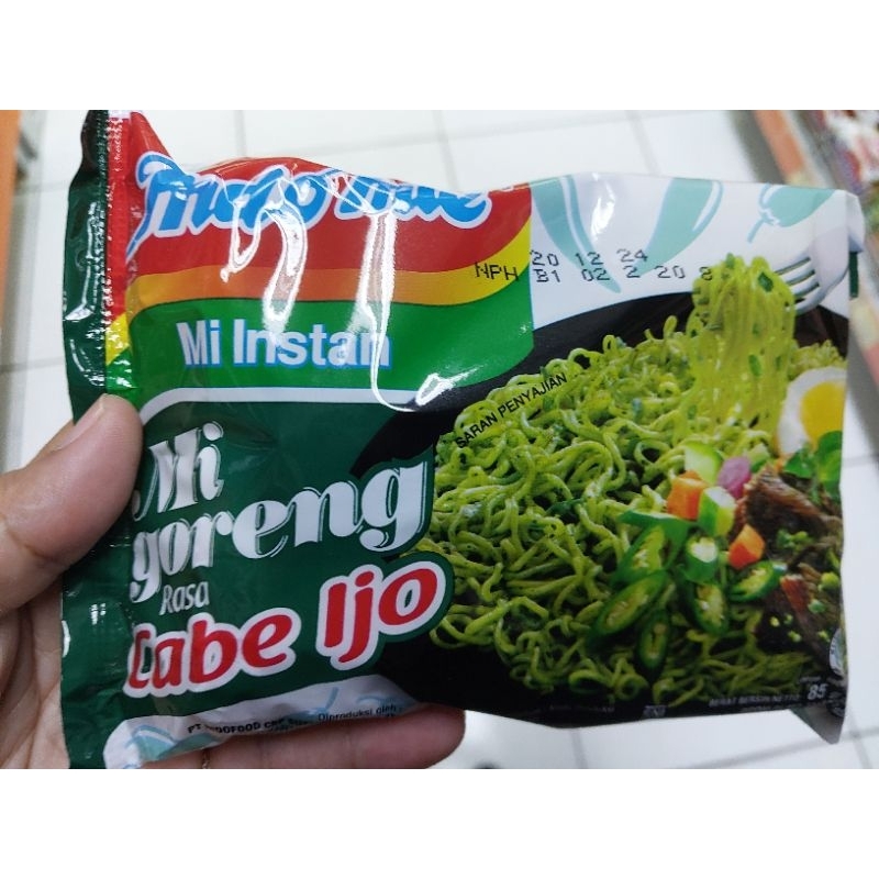 Jual INDOMIE GORENG CABE IJO MIE INSTAN CABE IJO 85GR | Shopee Indonesia