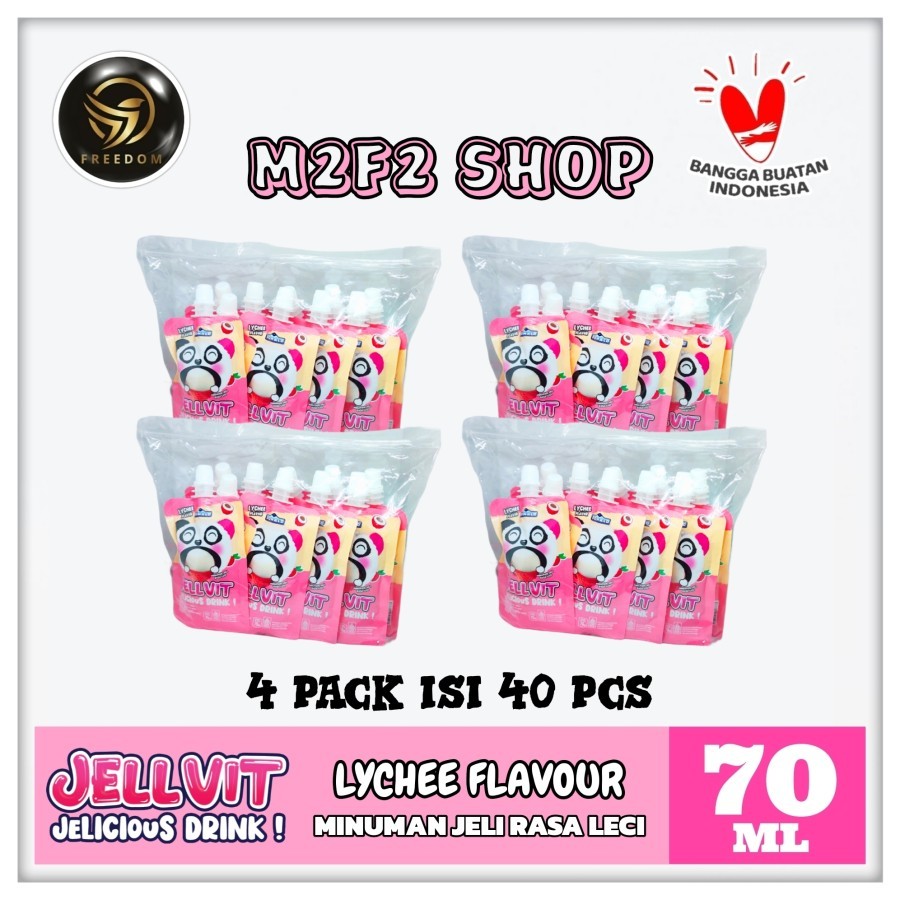 Jual Donald Jellvit Jelicious Drink Lychee Flavor | Minuman Jelly Rasa ...
