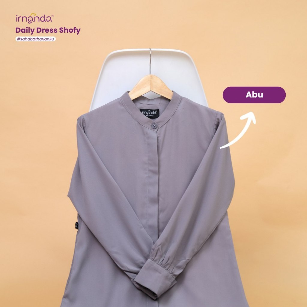 Jual PROMO Irnanda Gamis Shofy Dress Outer Polos Wanita Dewasa Remaja ...