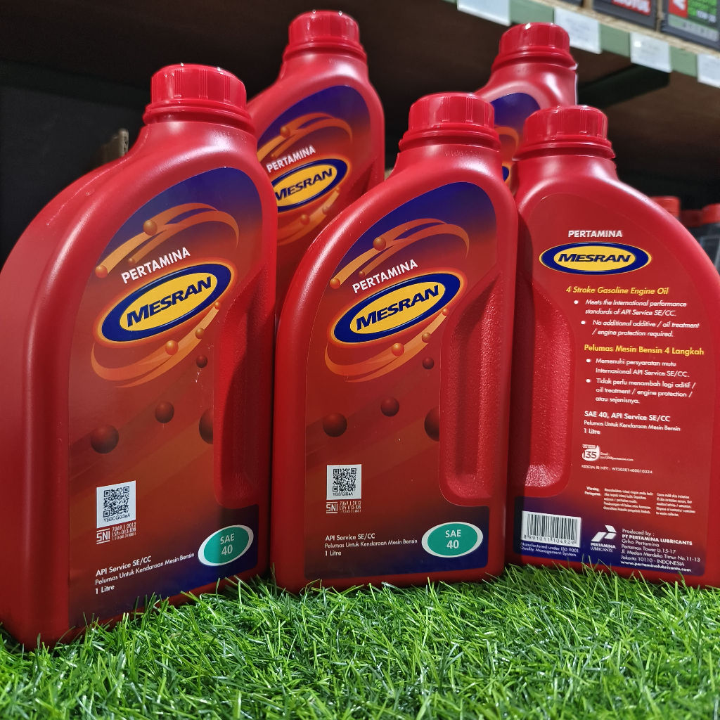 Jual OLI MESRAN SAE 40 1 LITER ( 100% ORIGINAL ) | Shopee Indonesia