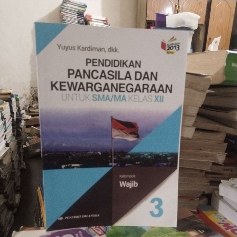 Jual buku PPKn (pendidikan pancasila dan kewarganegaraan) SMA kelas 3-12 penerbit erlangga ...