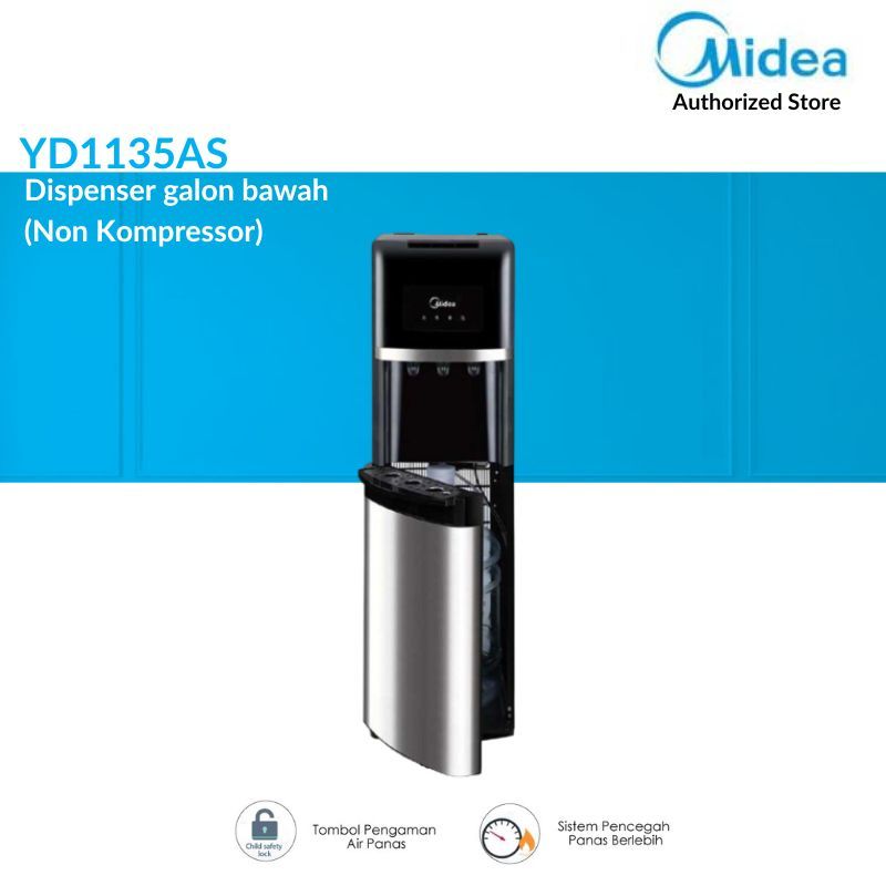 Jual Midea Dispenser Galon Bawah YD1135AS | Shopee Indonesia