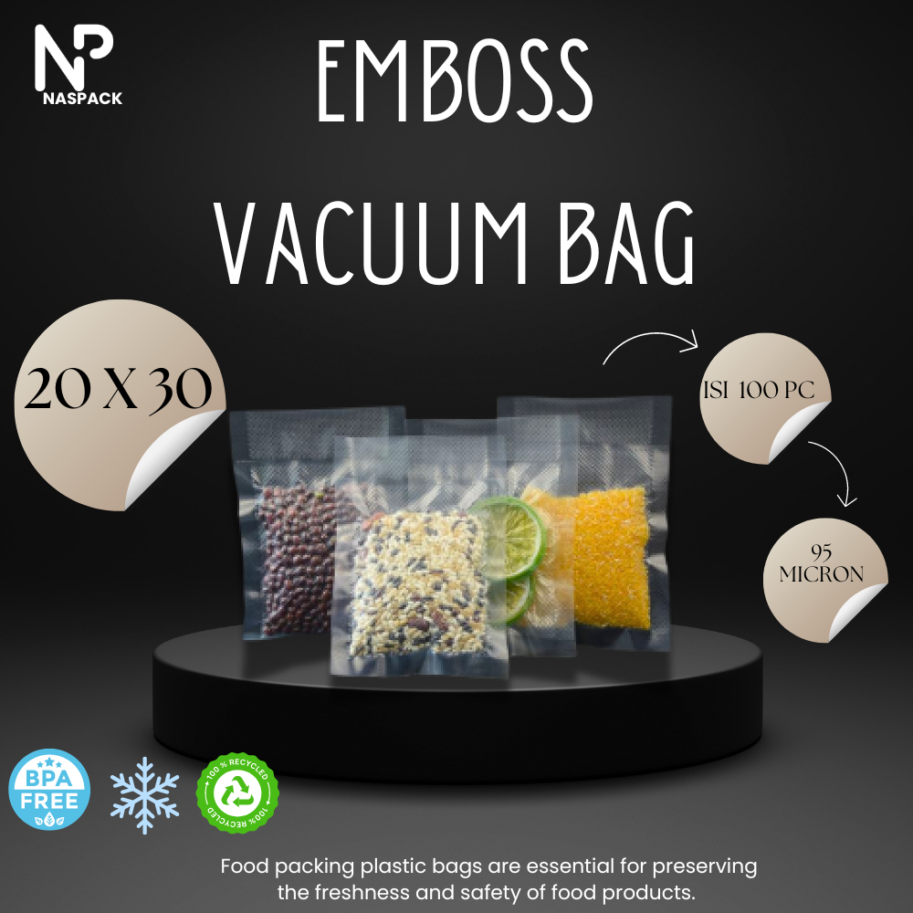 Jual Plastik Vacuum Emboss 20 x 30 cm / Plastik Vakum Emboss 20 x 30 cm ...