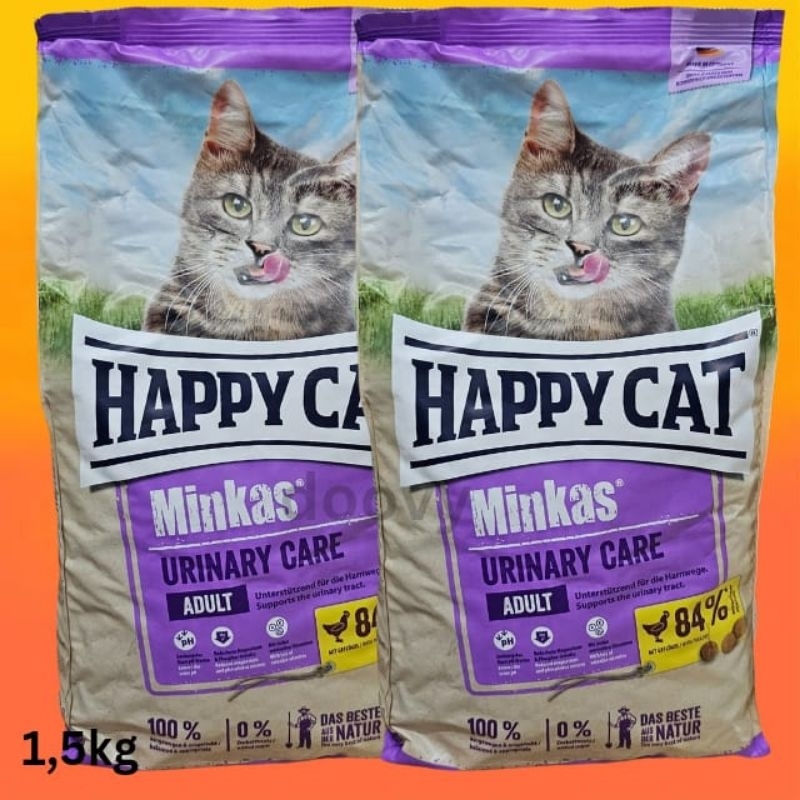 Jual HAPPY CAT MINKAS URINARY CARE 1,5KG MAKANAN KUCING URINARY CARE ...