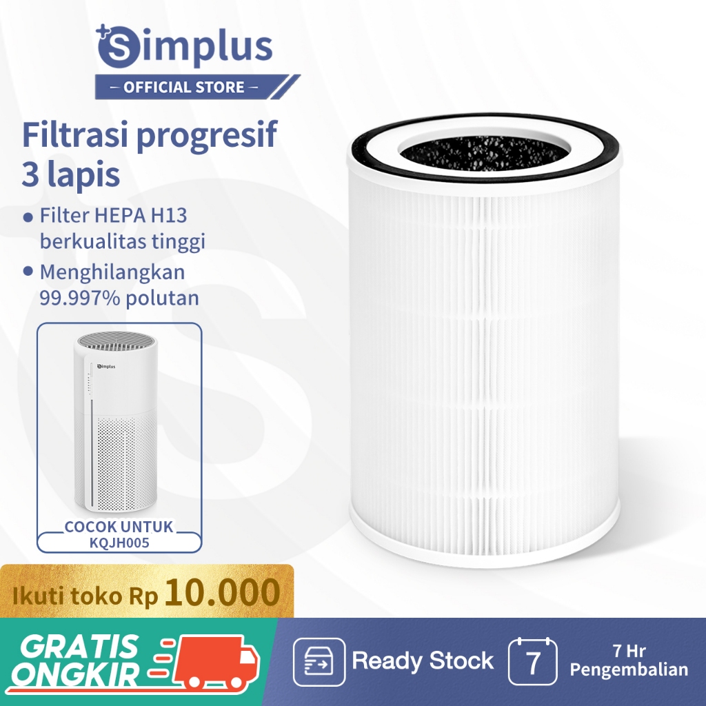 Jual Simplus Air Purifier Filter Udara HEPA H13 dengan Filtrasi ...