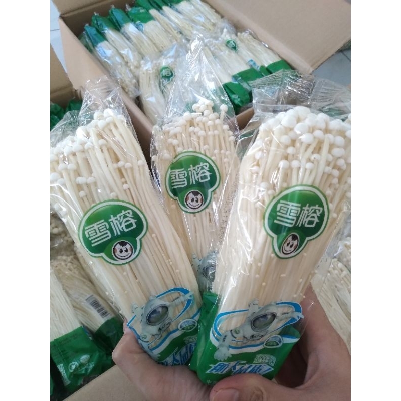 Jual Jamur Enoki / Enoki Mushroom | Shopee Indonesia