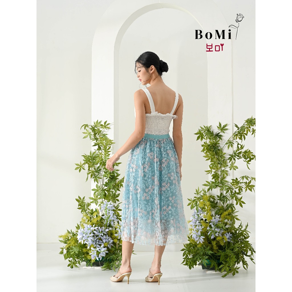 Jual BOMI - 아름 AREUM Skirt Flower Korean Premium Rok Tutu Tile 3D Motif ...