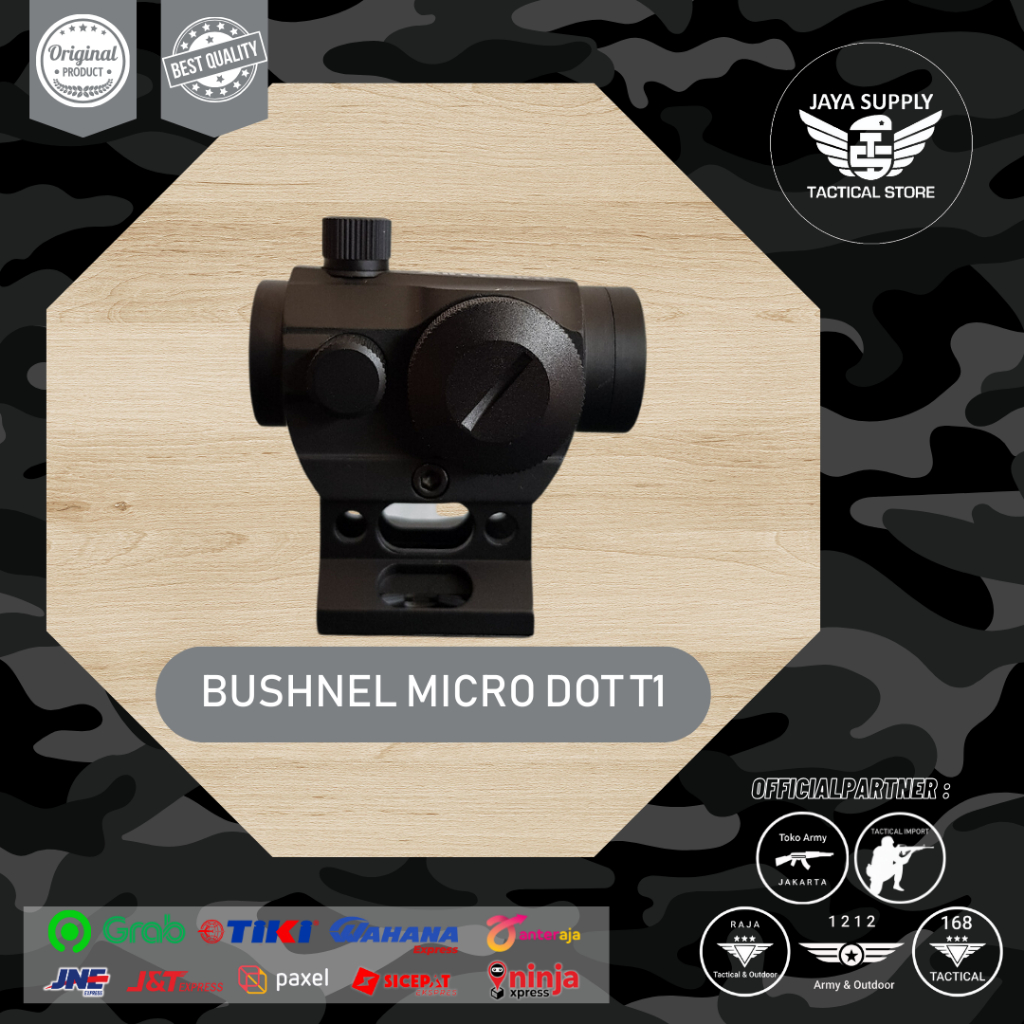 Jual Teleskop Bushnell Micro Red Green Dot T1 Original Import | Shopee Indonesia