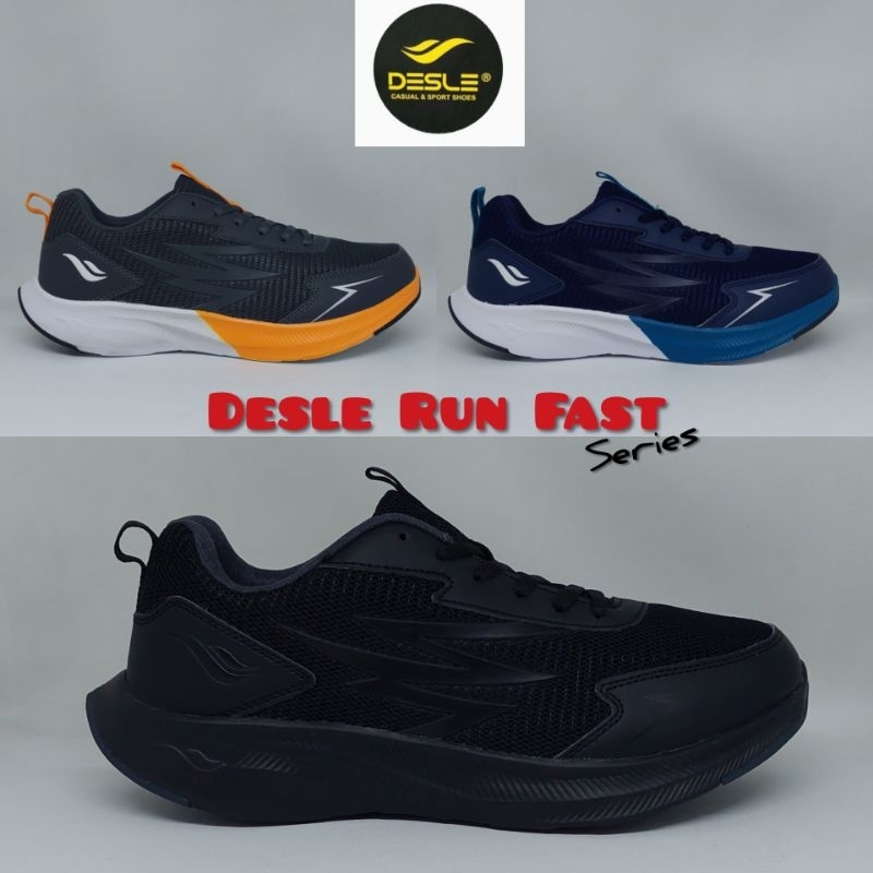 Jual NEW Sepatu Running Jogging DESLE RUN FAST School Series (Original ...