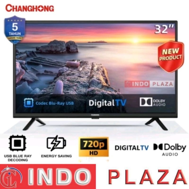 Jual TV CHANGHONG 32 Inch DIGITAL L32G5W | Shopee Indonesia