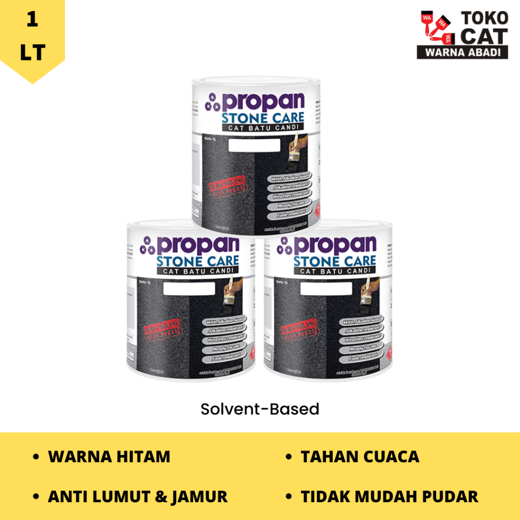 Jual PROPAN STONE CARE BATU CANDI (PELAPIS BATU ALAM WARNA HITAM ...