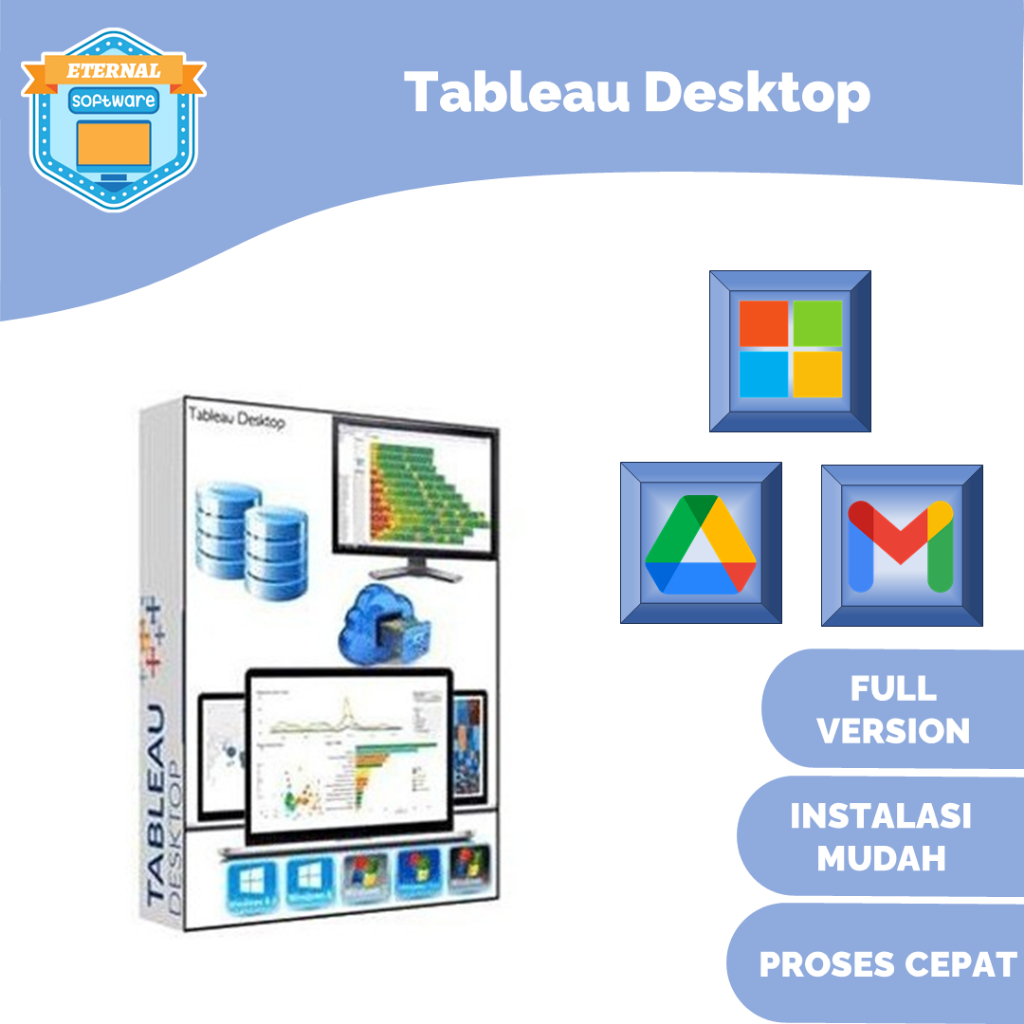 Jual Tableau Desktop Full Version Aplikasi Olah Data Excel Full Lisensi ...
