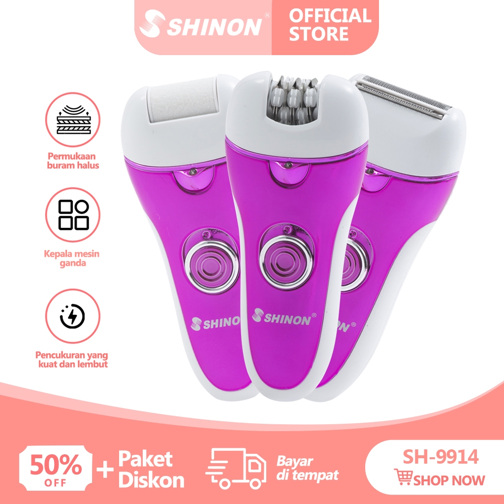 Jual SHINON SH-9914 Epilator portable Alat Cabut Bulu Rambut Wanita ...
