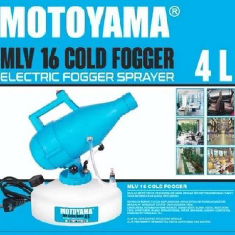 Jual Mesin Cold Fogger MLV 16 Motoyama Alat Fogging Sprayer Elektrik ...