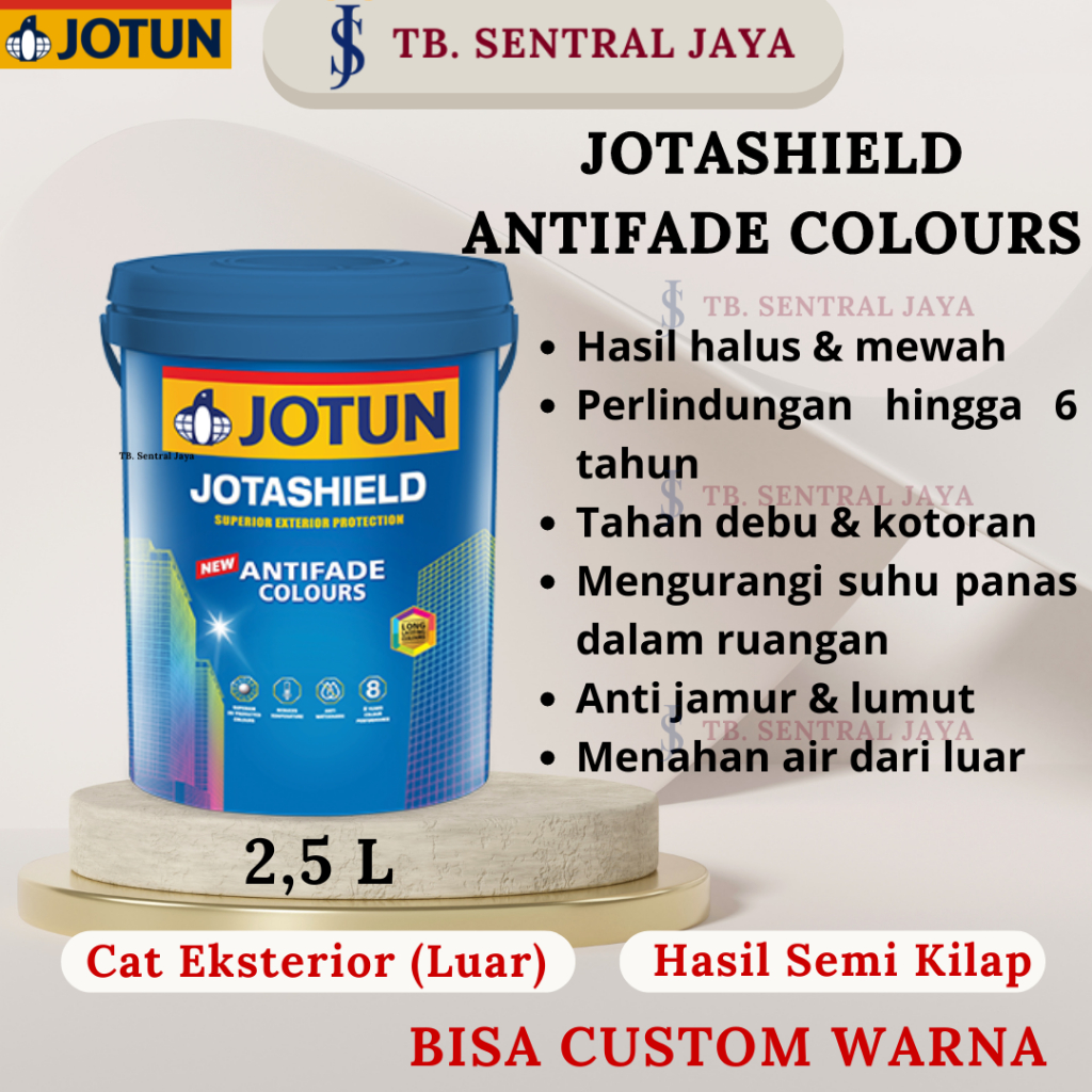 Jual Jotun Jotashield Antifade Colours 2,5 Liter/Cat Tembok Luar ...