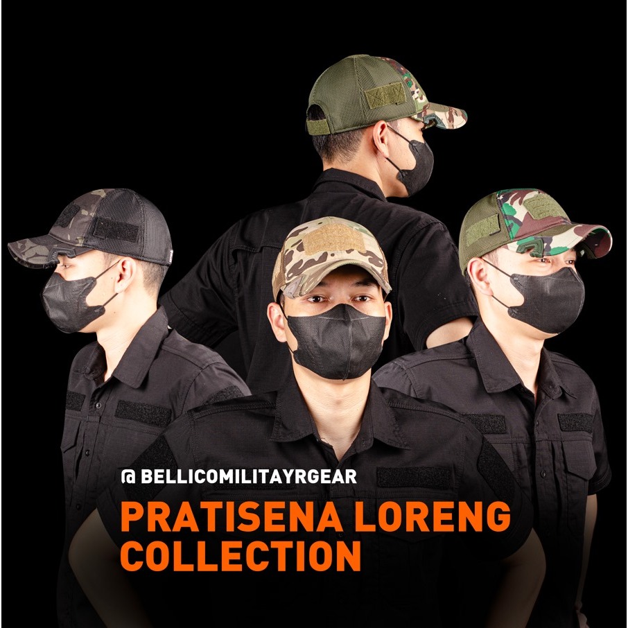 Jual Bellico Pratisena Topi Menembak Motif Camo Umum Pria Wanita ...