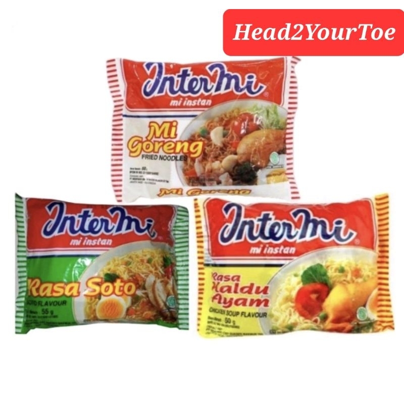 Jual Mie Instan Intermi Goreng, Kaldu Ayam, Soto per 5 bungkus | Shopee ...