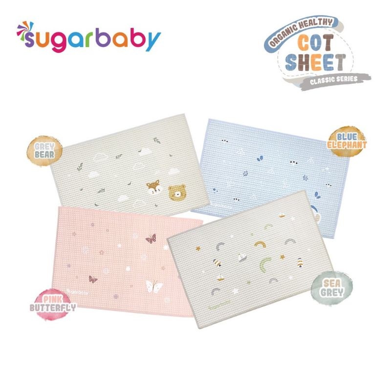 Jual Sugar Baby Perlak Organic Healthy Cot Sheet Classic Series ...