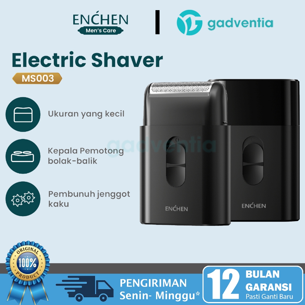 Jual Enchen MS003 Shaver Trimmer Twin Blade Travelling Alat Cukuran ...