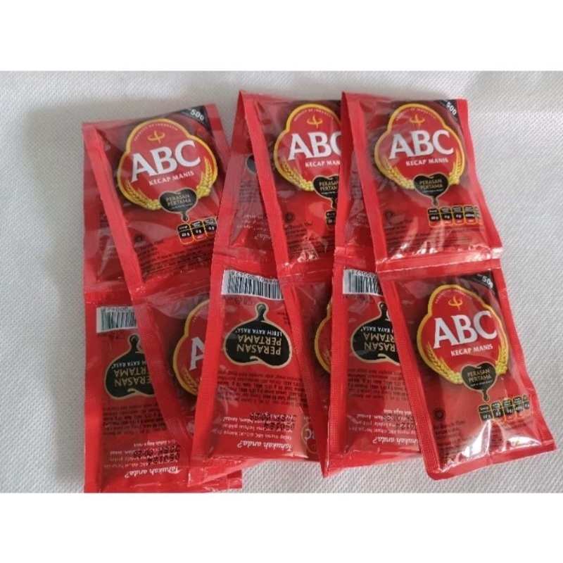 Jual Kecap ABC Saset 1 Renceng Isi 12 Saset Eceran 500an 15ml | Shopee ...