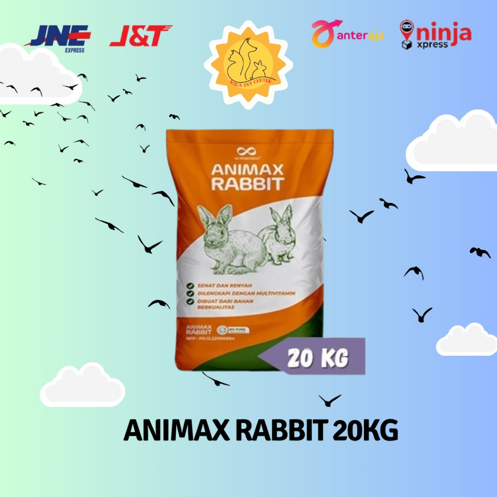 Jual EKSPEDISI Animax Rabbit 20kg Pellet Kelinci 20 kg Makanan Kelinci ...