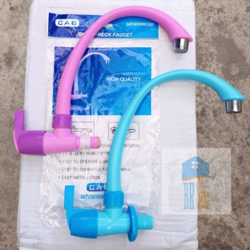 Jual KRAN ANGSA PVC/KRAN BAK CUCI PIRING PVC OWNER/CAB | Shopee Indonesia