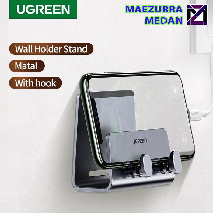 Jual UGREEN Metal Wall Mount Phone Holder Gantungan HP Dinding Tembok ...
