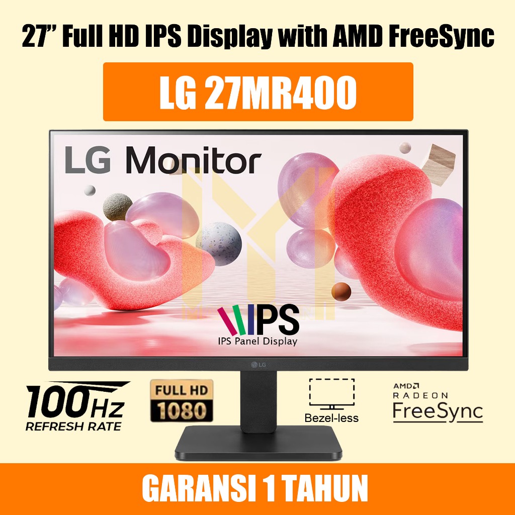 Jual LG 27MR400-B 27" 100Hz Full HD IPS Display with AMD FreeSync ...