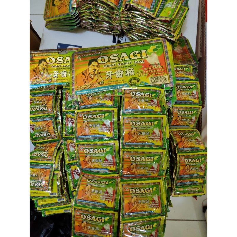 Jual Paket 20 renceng Osagi Obat Sakit Gigi Original | Shopee Indonesia