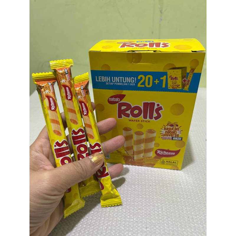 Jual Nabati Rolls - Netto 20 x 6 gr | Shopee Indonesia