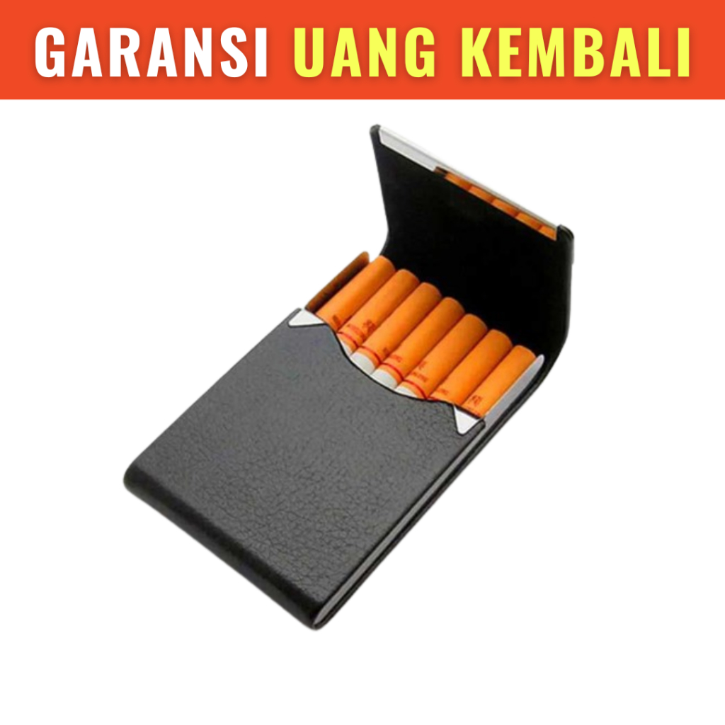 Jual Kotak Tempat Bungkus Rokok Terbuat Dari Bahan Kulit Sintetis Yang ...