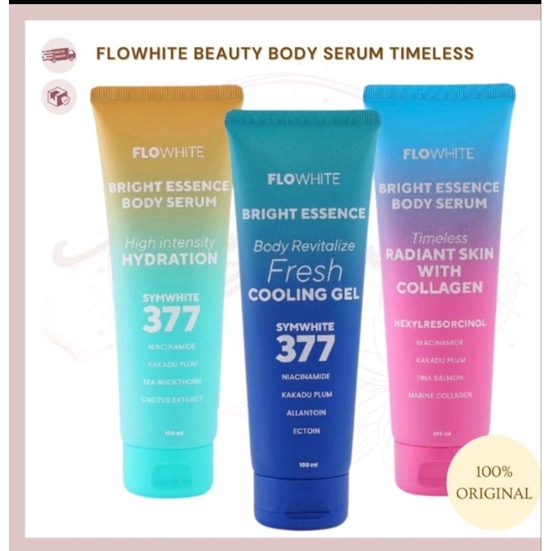 Jual Flowhite Beauty Body Lotion / Body Scrub 100 ml / 200 ml | Shopee ...
