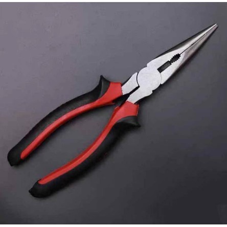 Jual Tang Lancip 8inch Tang Jepit Tang Long Nose Pliers 8 inch | Shopee ...