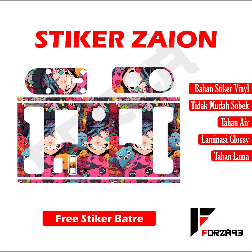 Jual STIKER ZAION BAHAN STIKER VINYL | Shopee Indonesia