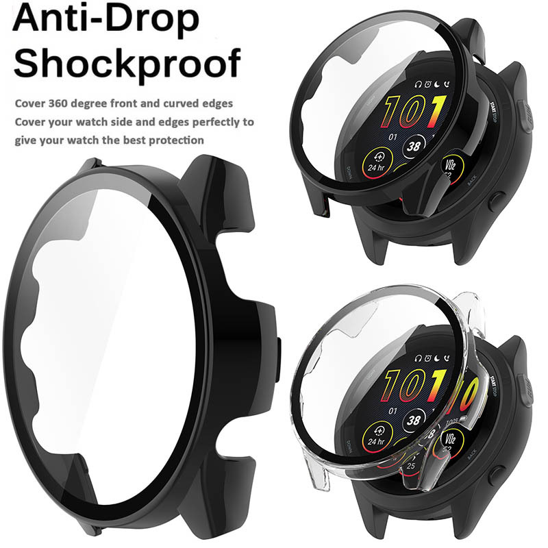 Jual Hard 2 in 1 Case n Tempered Glass Garmin Forerunner 165 - 165 ...
