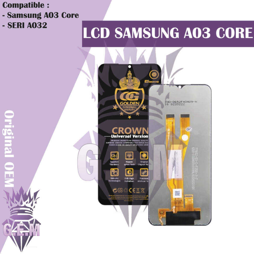 Jual LCD TOUCHSCREEN FULLSET COMPLETE SAMSUNG A03 CORE - A032 A032F ORIGINAL | Shopee Indonesia