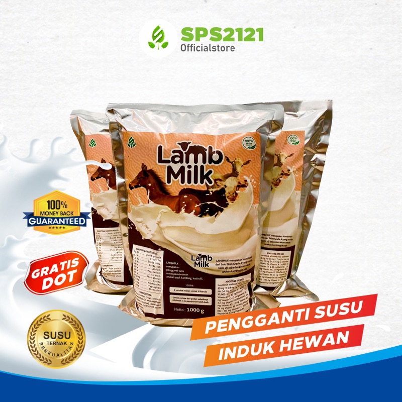 Jual Susu Cempe Pedet Susu Putih LambMilk Susu Putih 1 kg | Bonus 1 dot ...