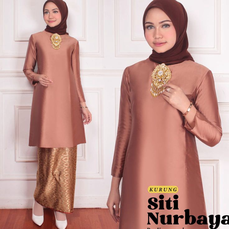 Jual New Sale Setelan Baju Kurung Melayu Wanita Bahan Tafeta Baju Kurung Rok Songket Lilit ...