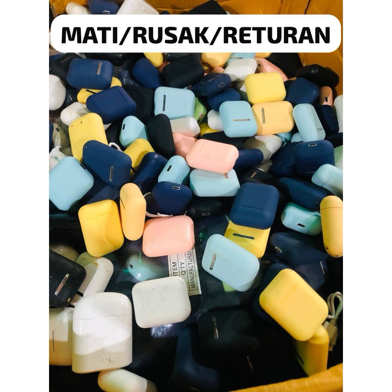 Jual HEADSET BLUETOOTH TWS KONDISI OFF/MATI UNTUK BELAJAR SERVICE DIY ...