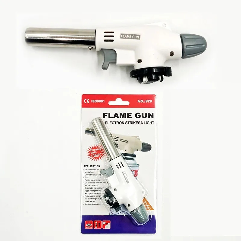 Jual Kepala Gas Torch Otomatis kaleng tabung Portable Flame Gun Las api Pemantik | Shopee Indonesia
