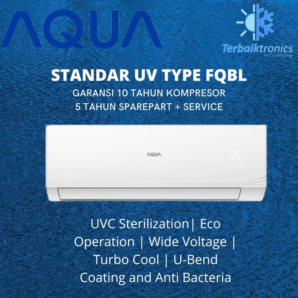 Jual AC Aqua 1 PK R32 AQAKCR09FQBL / AQA KCR09FQBL | Shopee Indonesia