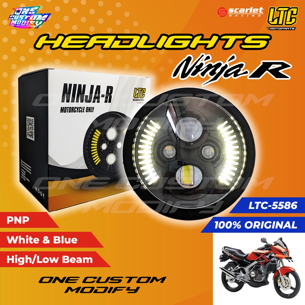 Jual Headlamp Daymaker Lampu LED Depan 5586 Ninja R 150 Motor ...