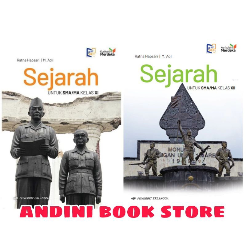 Jual BUKU SEJARAH KELAS 11 12 SMA/MA KURIKULUM MERDEKA ERLANGGA | Shopee Indonesia