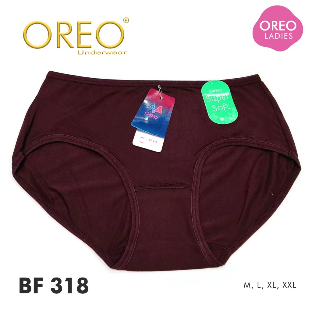 Jual OREO [3Pcs] BF-318 CELANA DALAM WANITA KATUN SPANDEK KARET KECIL ...